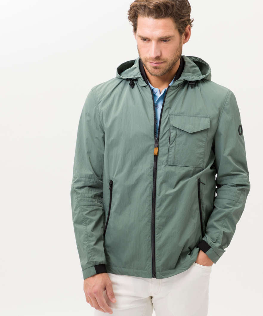 Brax Jeff Smart Nylon Jacket - Agave